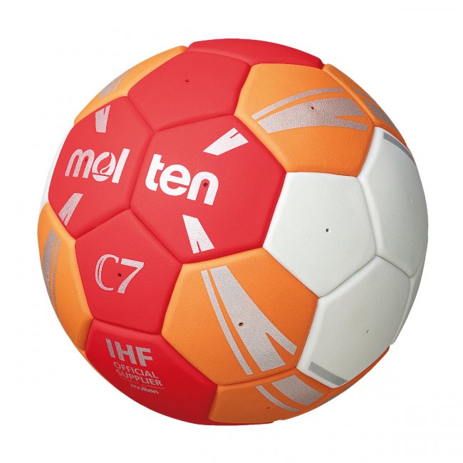 Molten HC3500 C7 Handball, rot/orange/weiß/silber | ballfabrik.de